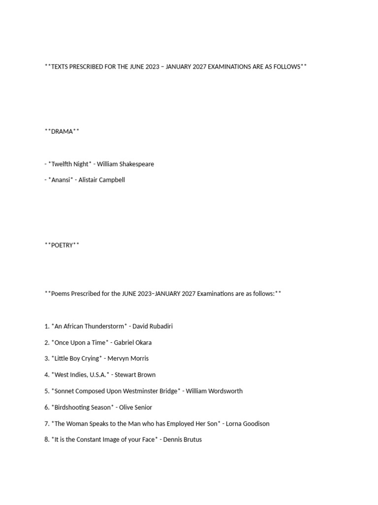 CSEC English B Syllabus | PDF