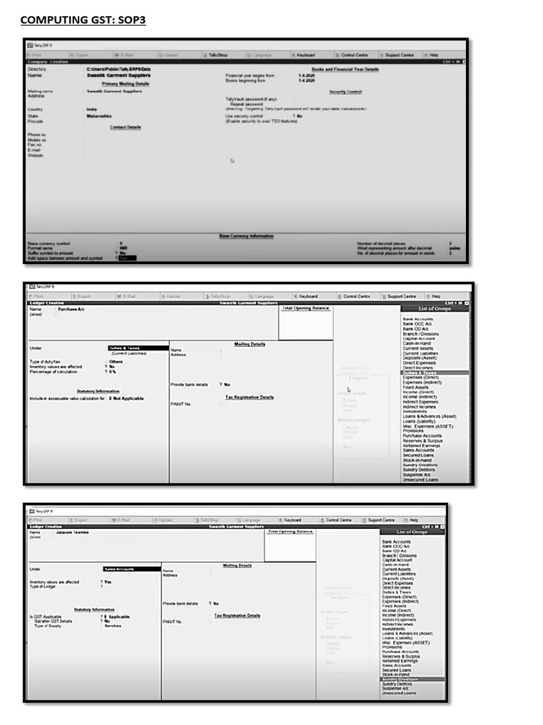 Database Output Sop 1 - 12th Commerce | PDF