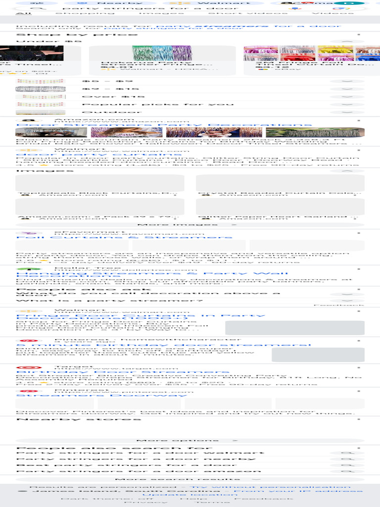 Party Stringers for a Door - Google Search | PDF