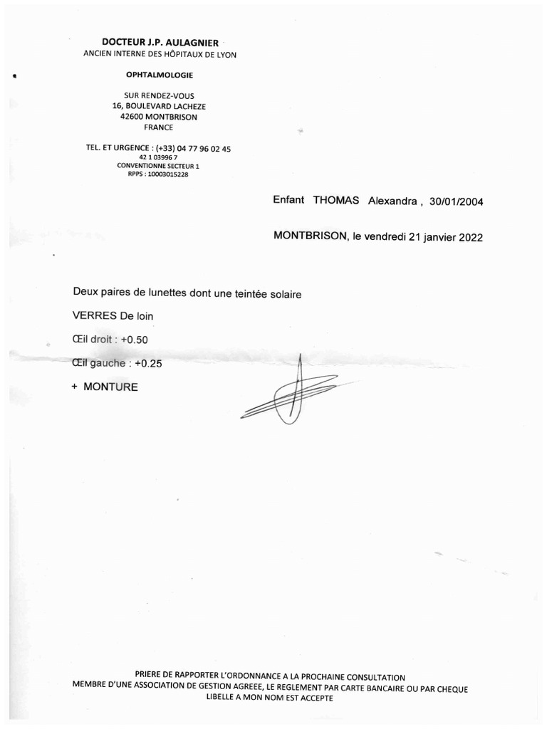 THOMAS Ordonnance (1) | PDF