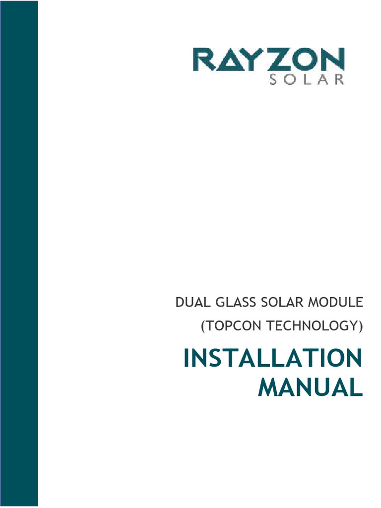 Rayzon Installation Manual - TOPCON G2G - 15032024 - Updated | PDF ...