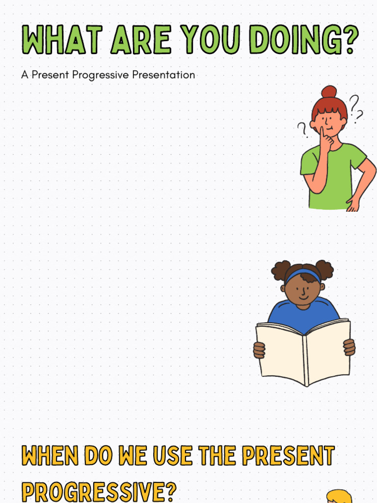 Present Progressive | PDF