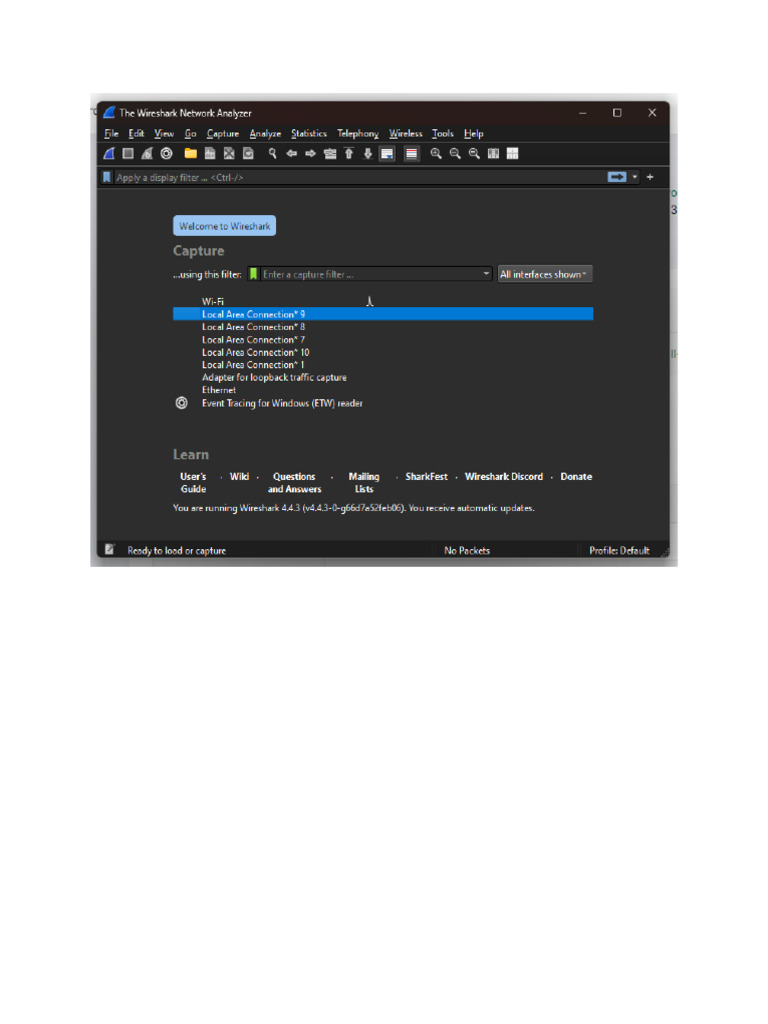 Wireshark Installation | PDF