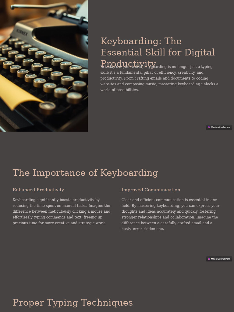 Keyboarding The Essential Skill For Digital Productivity | PDF | Computing