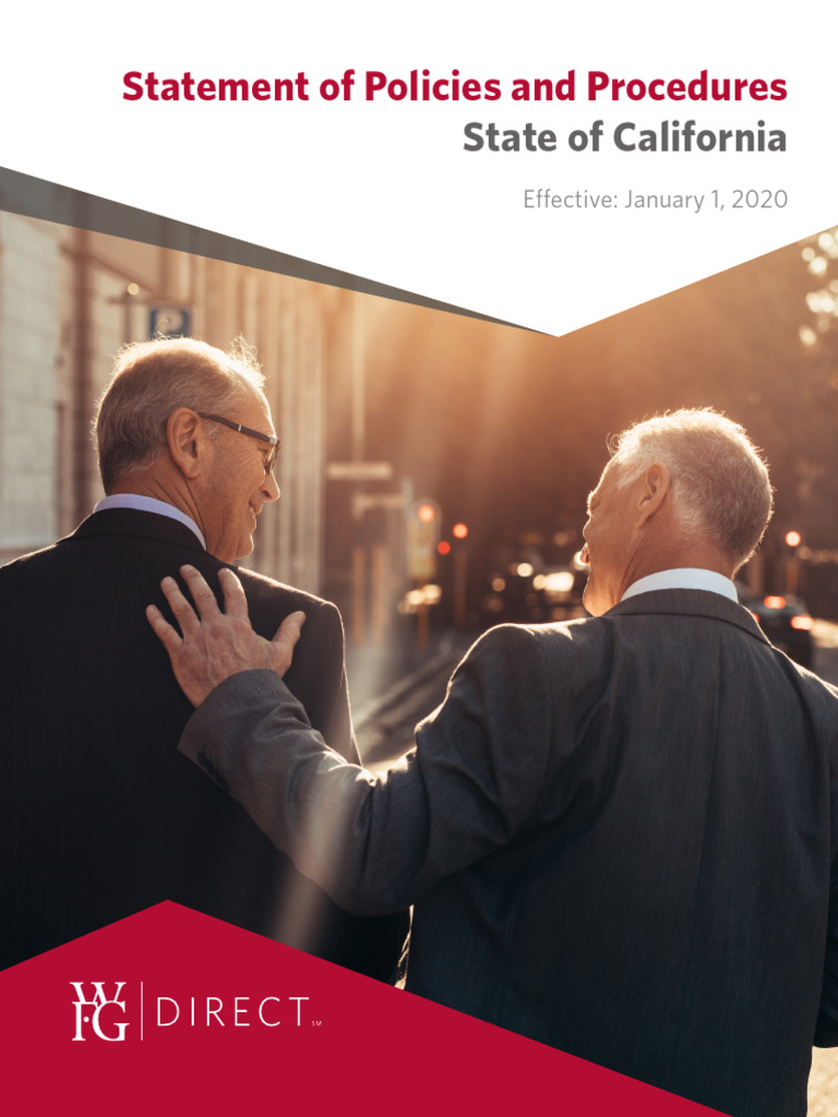 WFGUS10066_1.20 WFG Direct Policy and Procedure Manual | PDF | Bribery ...