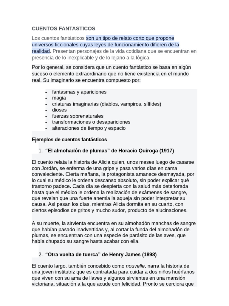 Cuentos Fantasticos | PDF | Cuentos de hadas | Cthulhu