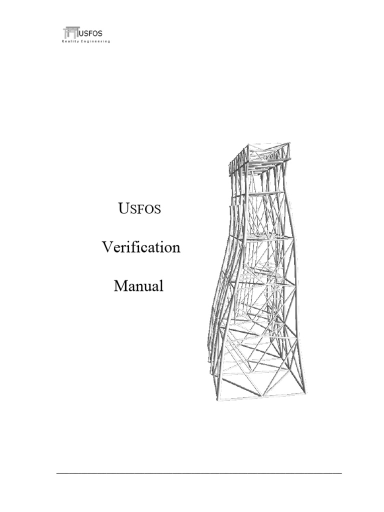 Usfos Verification Manual | PDF | Buckling | Beam (Structure)