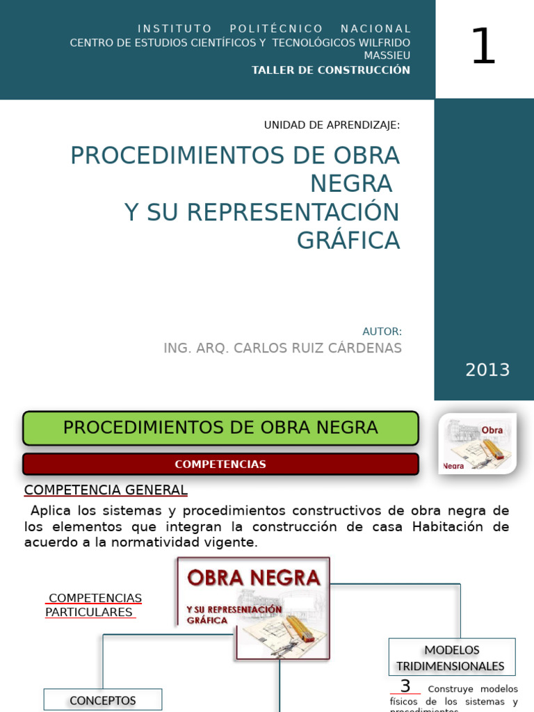 Procedimientos de Obra Negra en Construcción | PDF | Fundación ...