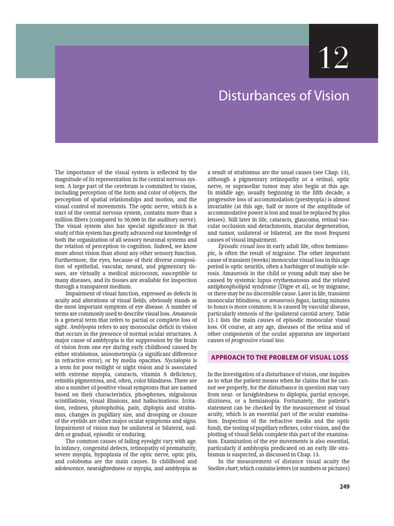 ADAMS CH 012 Vision | PDF | Visual Acuity | Retina