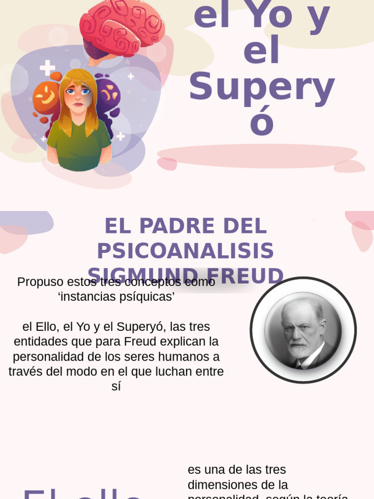 El Ello El Yo y El Super Yo Ya | PDF | Carné de identidad | Psicoanálisis