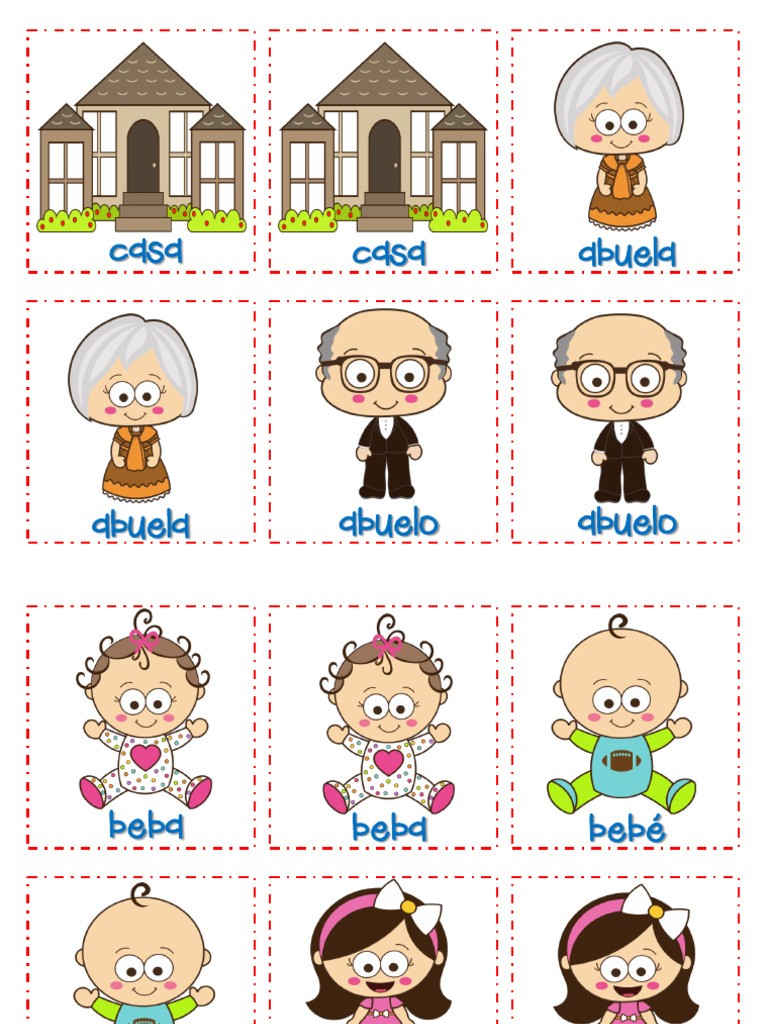 Memorama La Familia | PDF