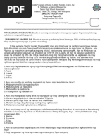 ACTIVITY SHEET Pagtataya Sa Likas Na Yaman | PDF