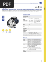 Catalogue Ebara Pumps CDX | PDF | Pump | Electric Motor