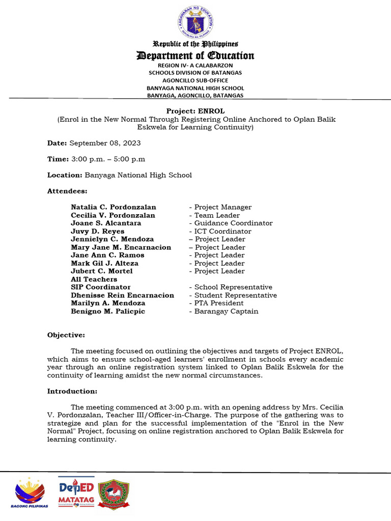 Minutes Monitoring Sip Bnhs | PDF | Usability