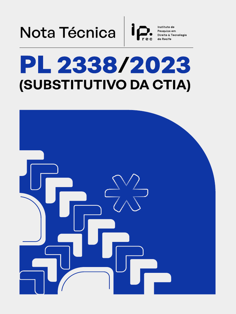 Ip - Rec Nota - Tecnica pl.2338.2023 Substitutivo - Da.ctia | PDF ...