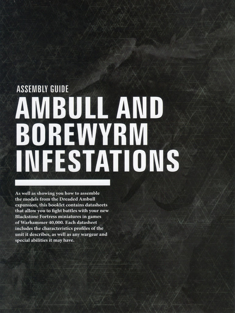 Warhammer 40k - Wh40k Universe - Blackstone Fortress - Ambull Assembly ...