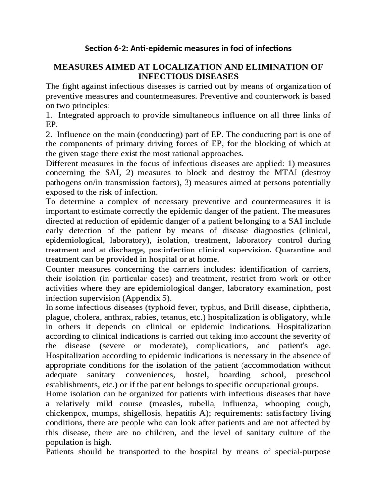 Lessons 6 And 7 Section 6 2 Pdf Infection Diseases And Disorders