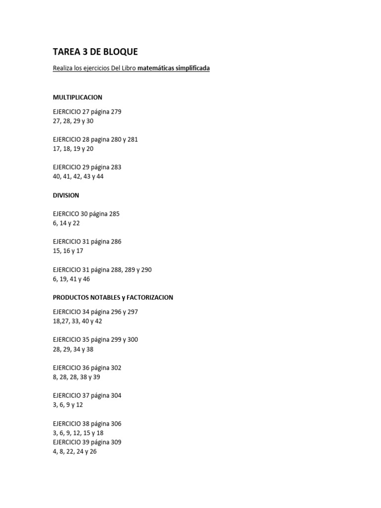 Tarea 3 de Bloque | PDF