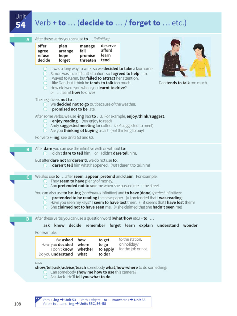 Grammar in Use (Intermediate) 1-Strony-108 | PDF | Verb | Semantic Units