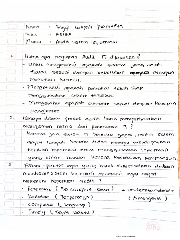 AuSI - Anggi Latifah Pramudita | PDF