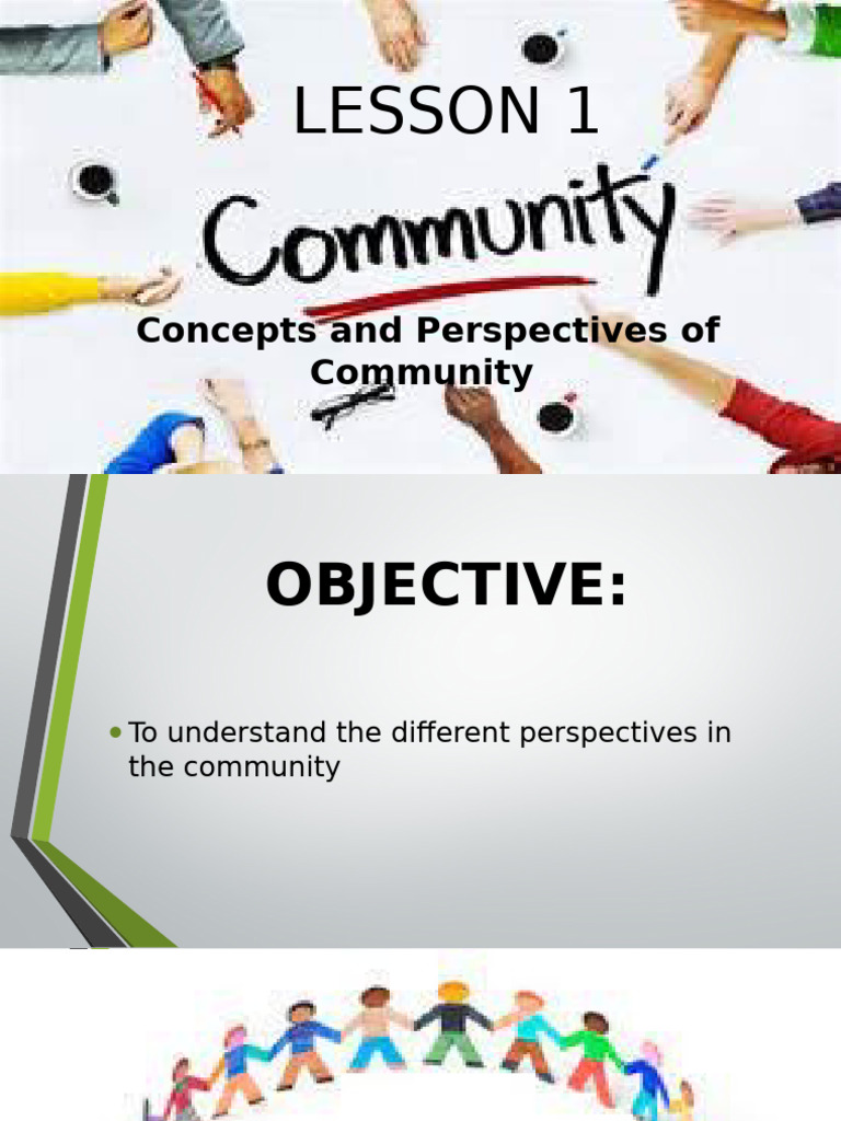 Understanding Community Concepts | PDF | Community | Human Communication