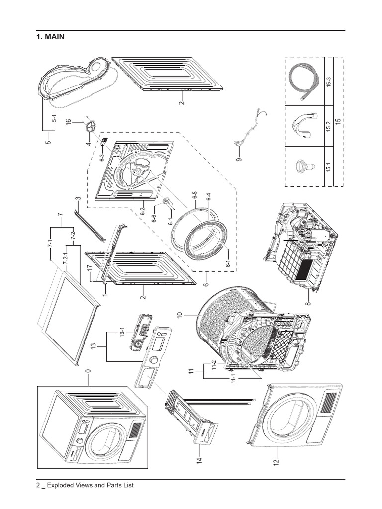 Samsung DV80M5010IW Despiece | PDF