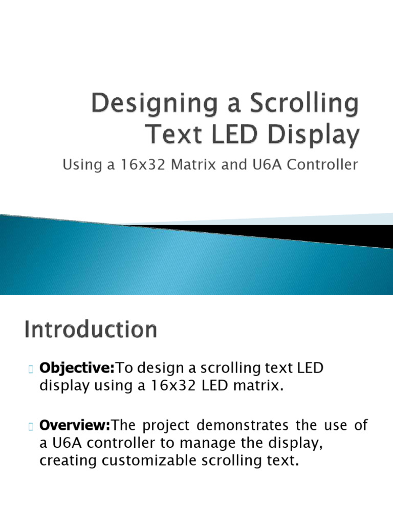 1scrolling Text LED Display | PDF