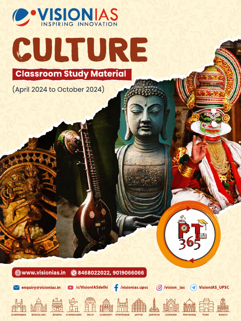 Vision PT365 Art and Culture 2025 | PDF | Languages Of India