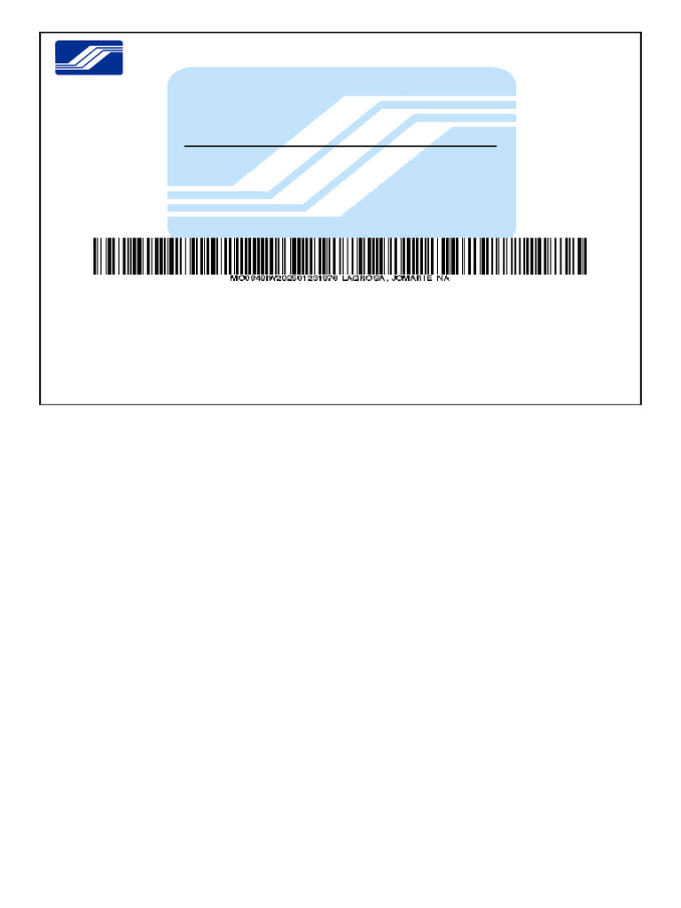 SSS Transaction Slip for Jomarie Lagrosa | PDF