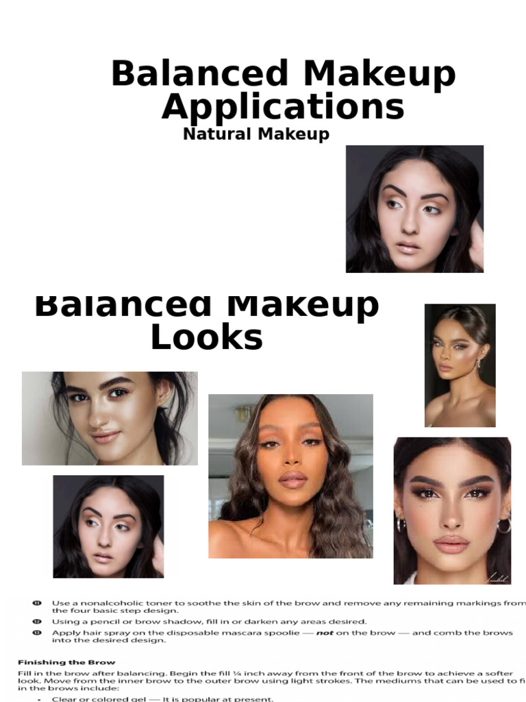 Balanced Makeup Applications | PDF