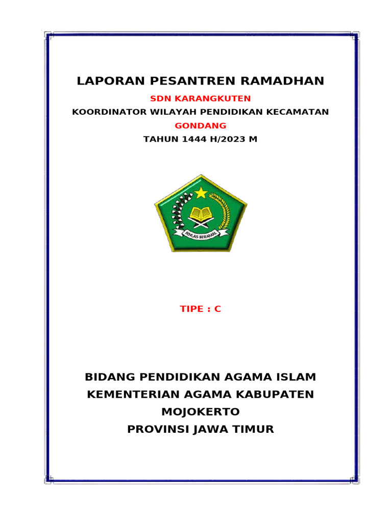Laporan Pesantren Romadhon-2023 | PDF