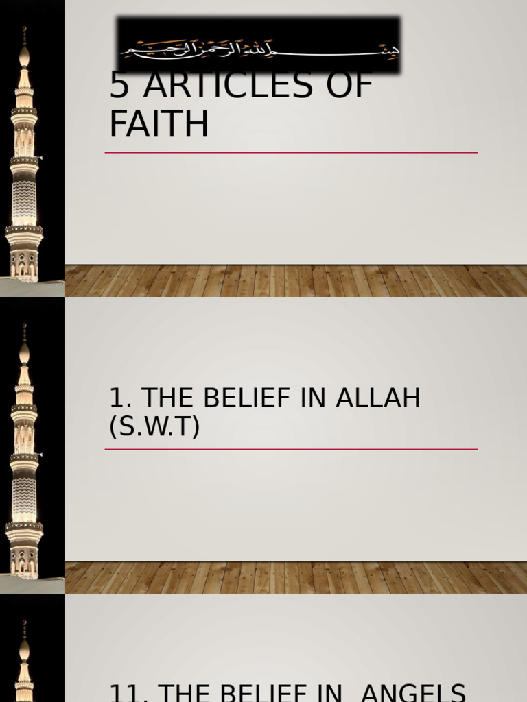 2. The Belief in Angels of Allah | PDF | Angel | Prophets And ...