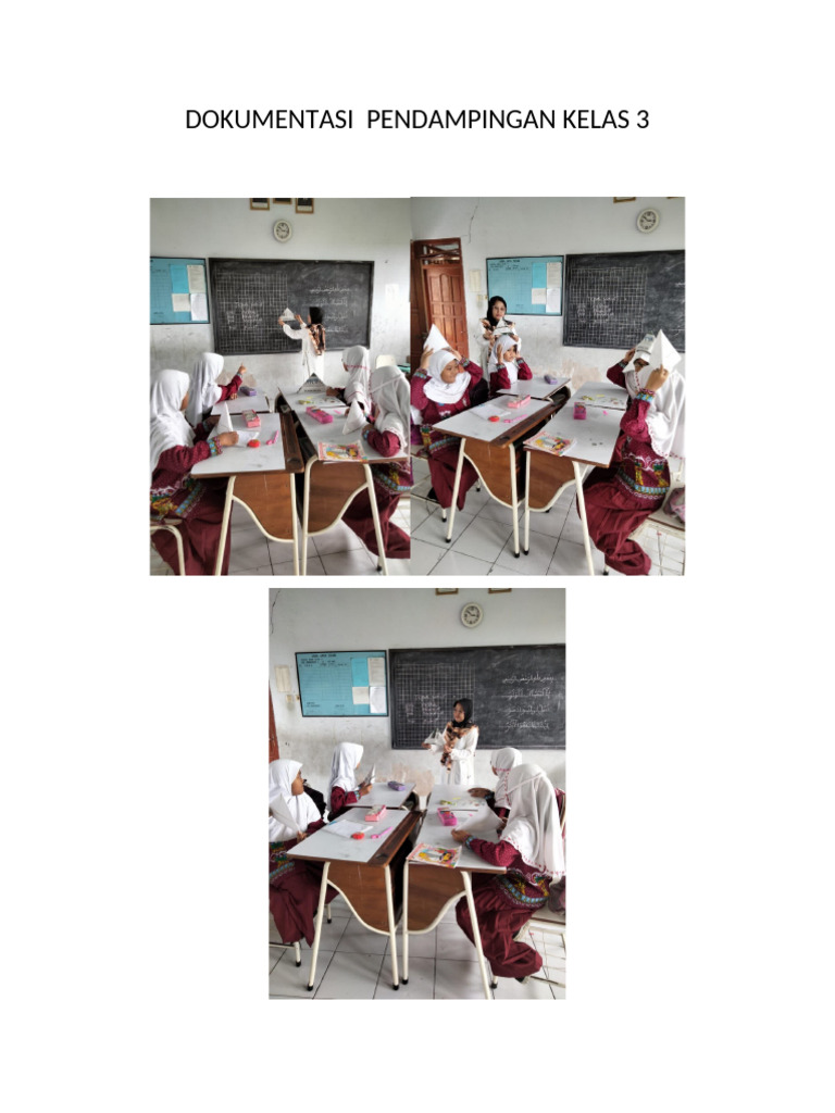 DOKUMENTASI PENDAMPINGAN KELAS 3 | PDF