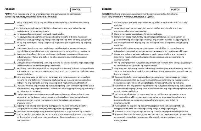 Pangalan 1 | PDF