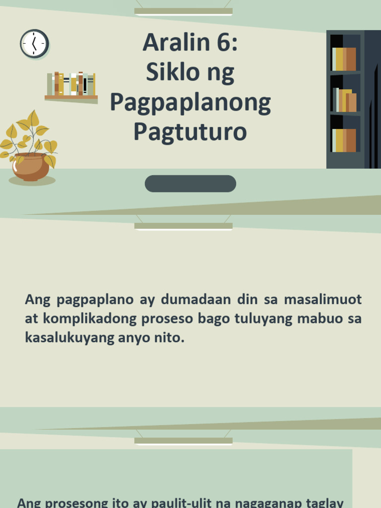 Siklo NG Pagpaplano | PDF