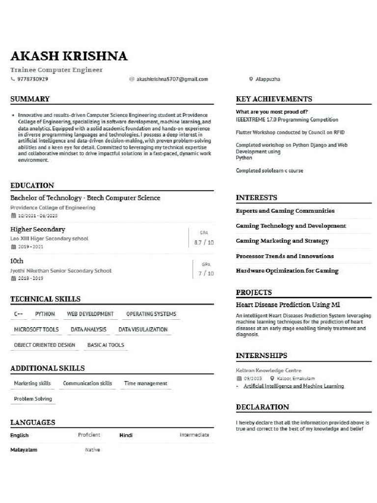 Akash Resume Oggg | PDF