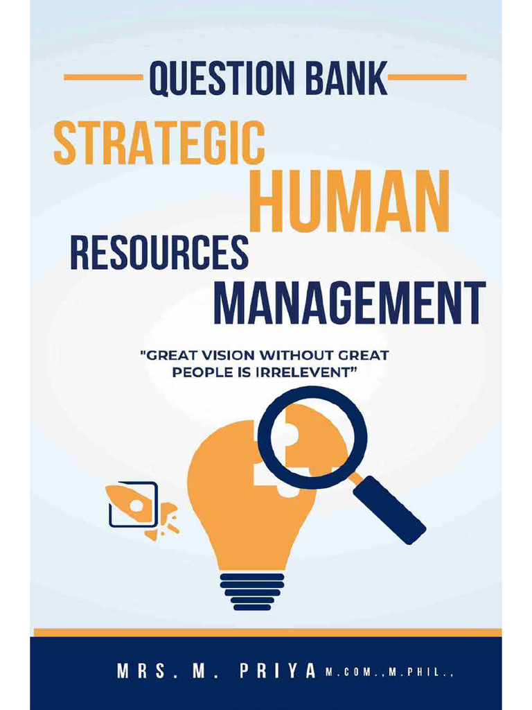 Question Bank On Strategic Human Resource Management | PDF