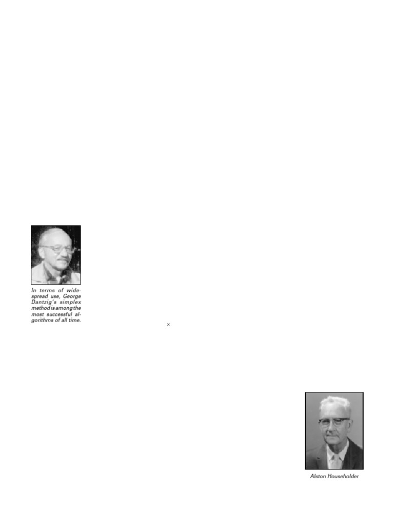 Best of The 20th Century: Editors Name Top 10 Algorithms SIAM News, Volume 33, Number 4 | PDF ...