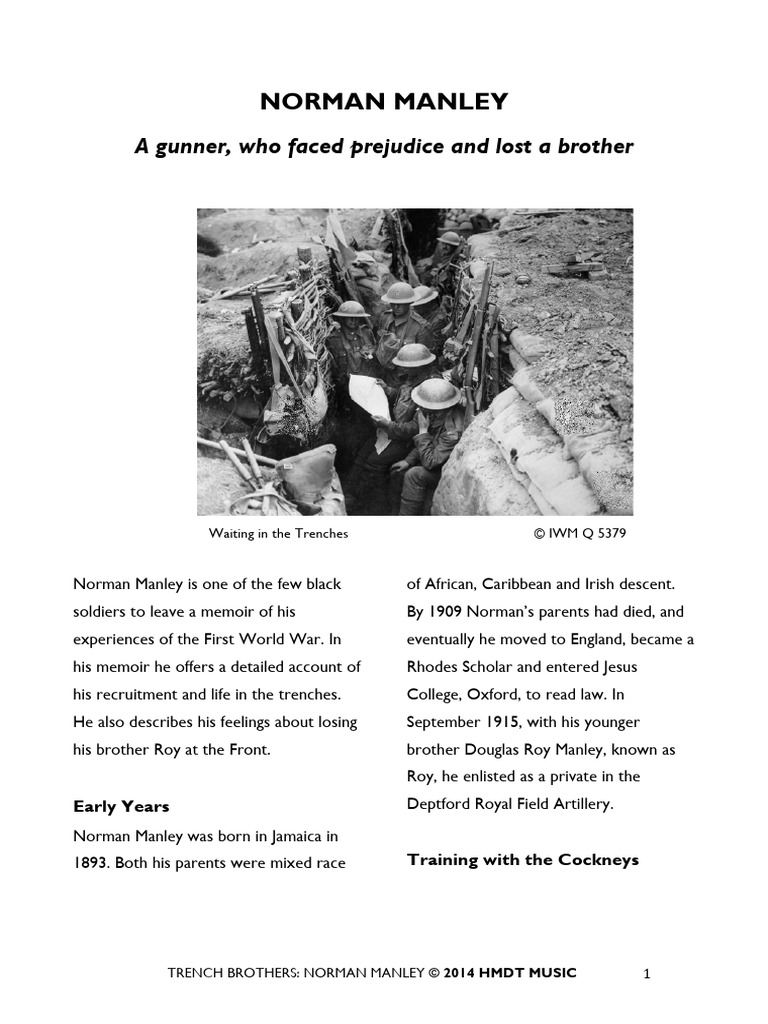 Norman-Manley | PDF | Corporal | Conflicts