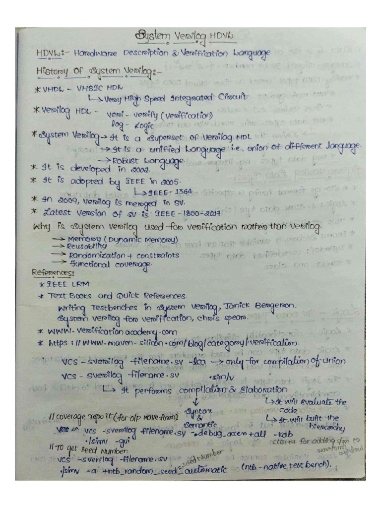 System Verilog PDF | PDF