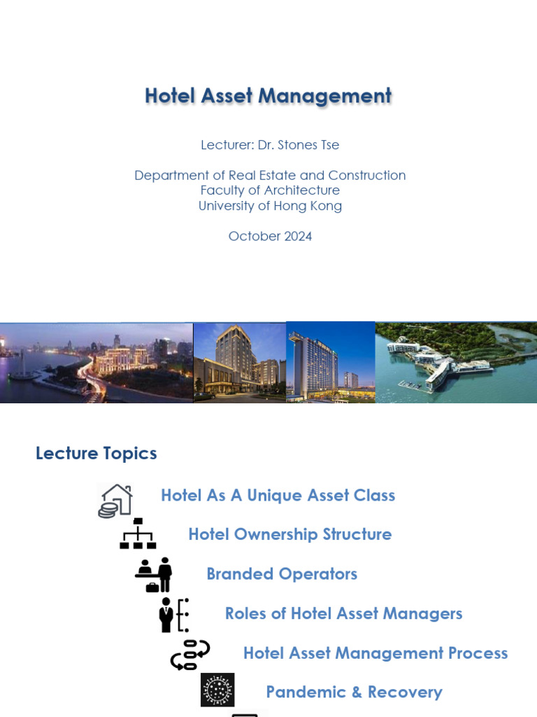 Hotel Asset Management - HKU (2024.10) | PDF | Real Estate Investment ...