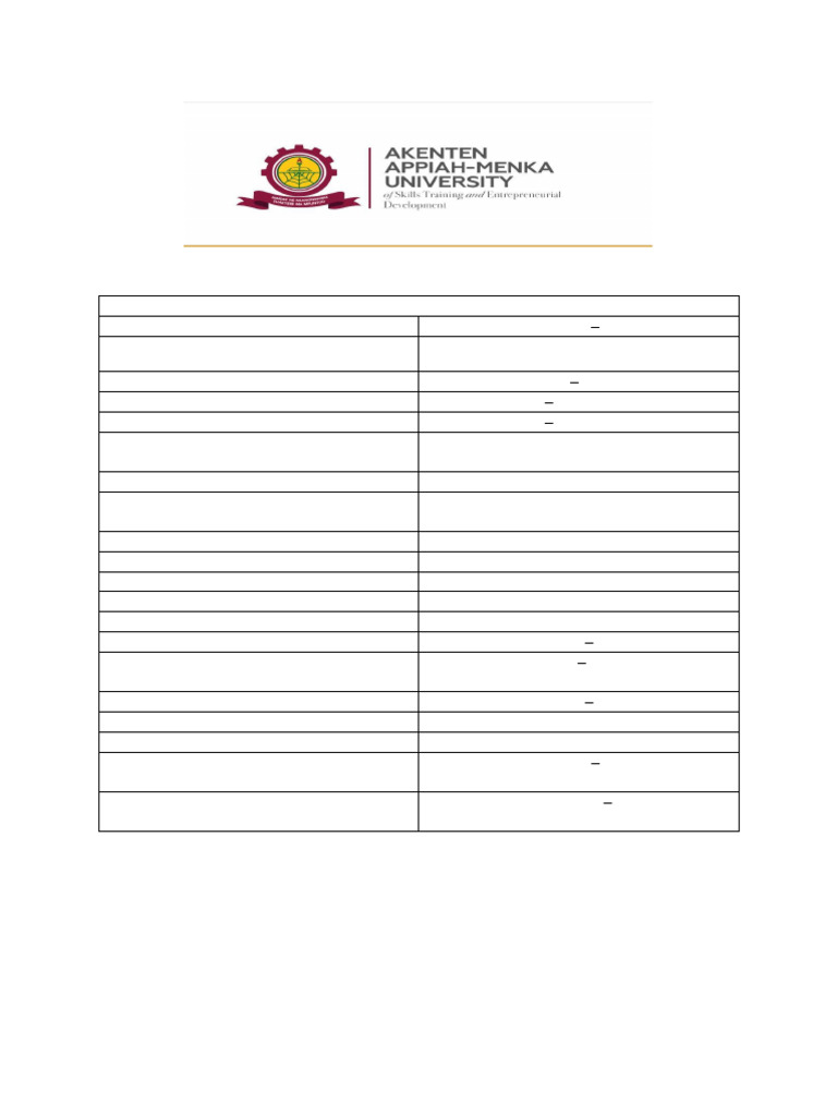 AAMUSTED Academic Calendar 2024/2025 | PDF