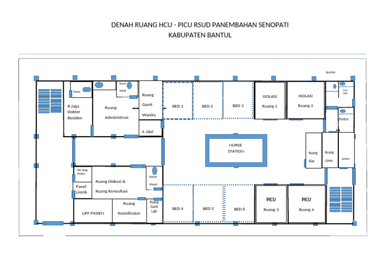 Denah Ruang Hcu Buat Sendiri 2019 | PDF