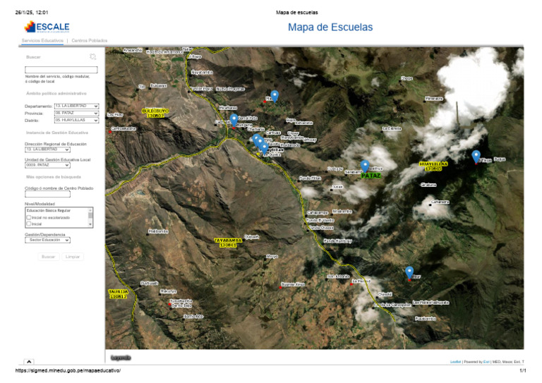 Mapa de escuelas | PDF