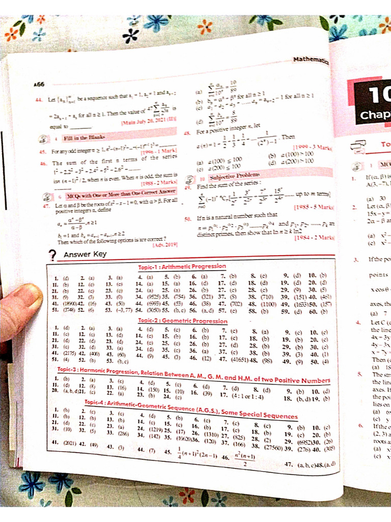Sequence and Series Pyq Ans | PDF