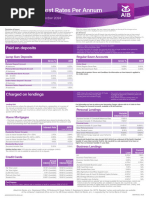 AIB Personal Account Fees Guide | PDF | Transaction Account | Overdraft