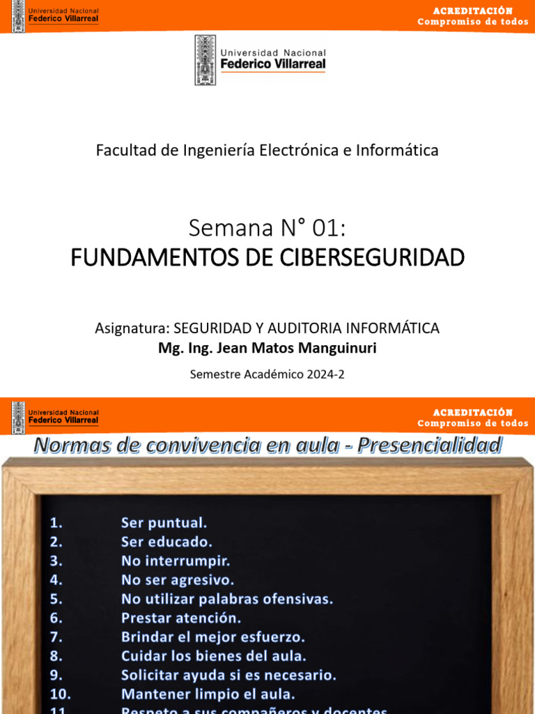 Epii-Seg Aud Inf-Semana1-Mg JM | PDF | Auditoría | La seguridad informática