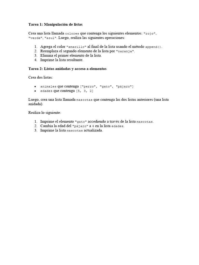 Tarea Python 02 | PDF