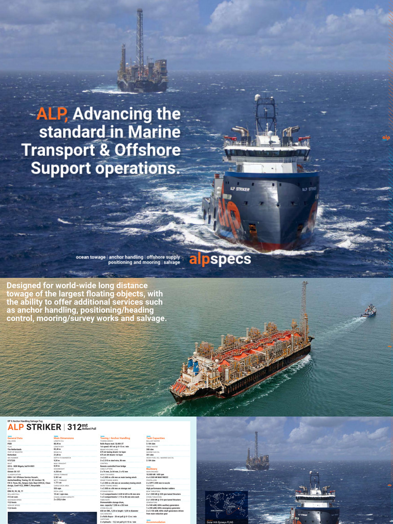 ALP FLEET Specifications RS | PDF | Tugboat | Anchor