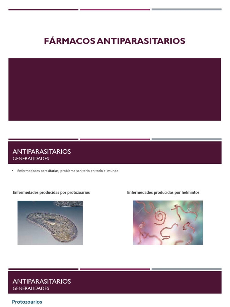 ANTIPARASITARIOS | PDF | Medicina CLINICA | Enfermedades y trastornos